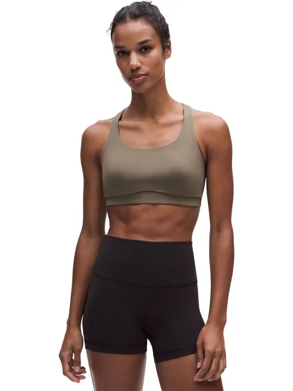 Lululemon Energy Bra Medium Support, B-d Cups - Cypress Forest