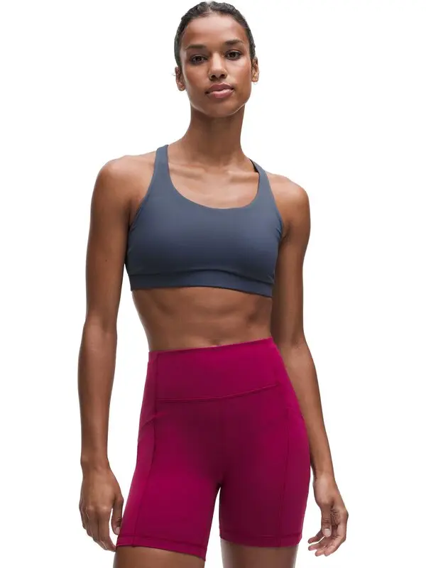 Lululemon Energy Bra Medium Support, B-d Cups - Dusty Diamond
