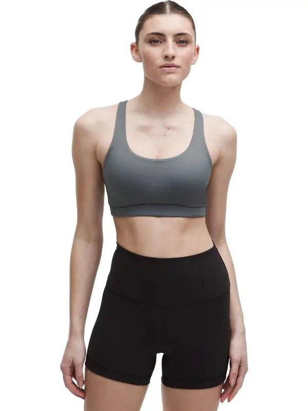 Lululemon Energy Bra Medium Support, B-d Cups - Onyx Grey