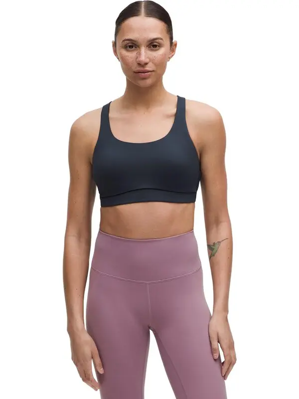 Lululemon Energy Bra Medium Support, B-d Cups - True Navy