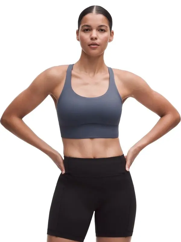 Lululemon Energy Longline Bra Medium Support, B-d Cups - Dusty Diamond