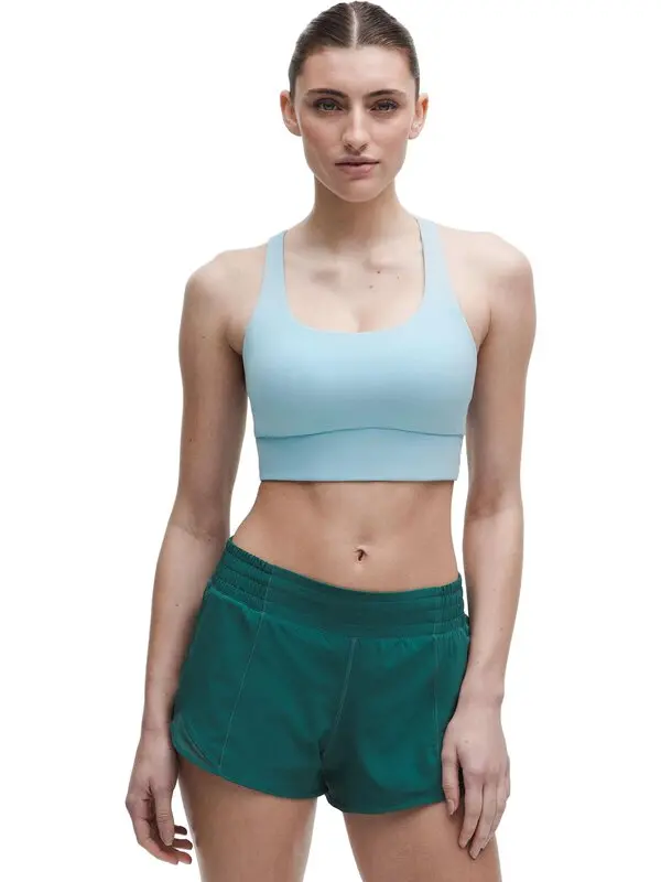Lululemon Energy Longline Bra Medium Support, B-d Cups - Foam Cloud