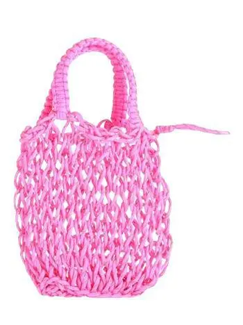PHANTA Woven Handbag - Pink