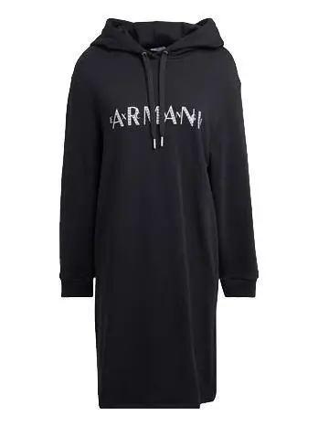 Armani Exchange Cotton Mini T-shirt Dress - Black
