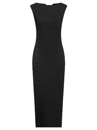 CARACTÈRE Flared Midi Dress - Black