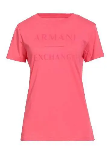 Armani Exchange Logo-print Cotton T-shirt - Coral