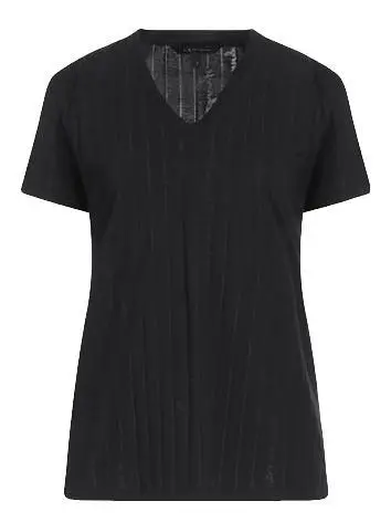 Armani Exchange T-shirt In Polyester And Cotton - Black