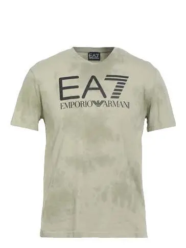 EA7 T-shirt Size Cotton - Sage Green