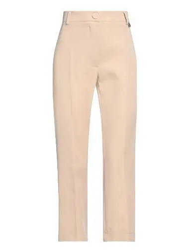BERNA Straight-leg Crepe Pants - Beige