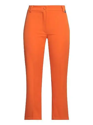 BERNA Straight-leg Crepe Pants - Orange