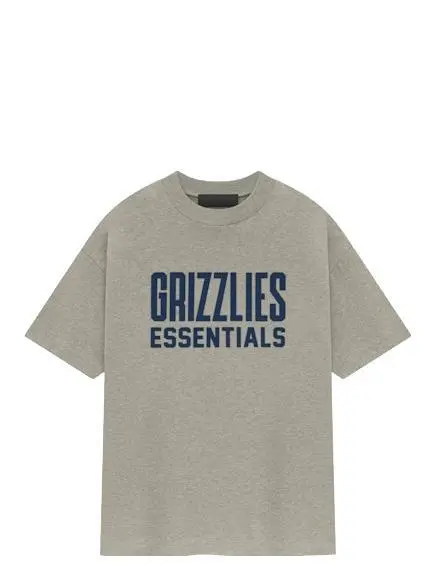Fear Of God Essentials Grizzlies Tee Shirt - Warm Heather
