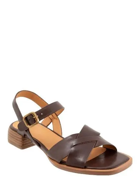 Eos Tega Ankle Strap Sandal - Chestnut