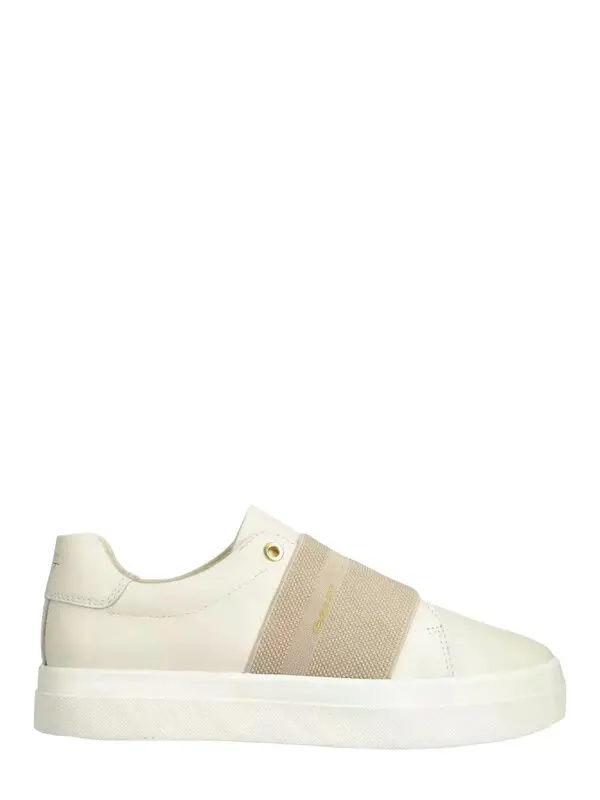 Gant Leather Slip-on Sneakers - White