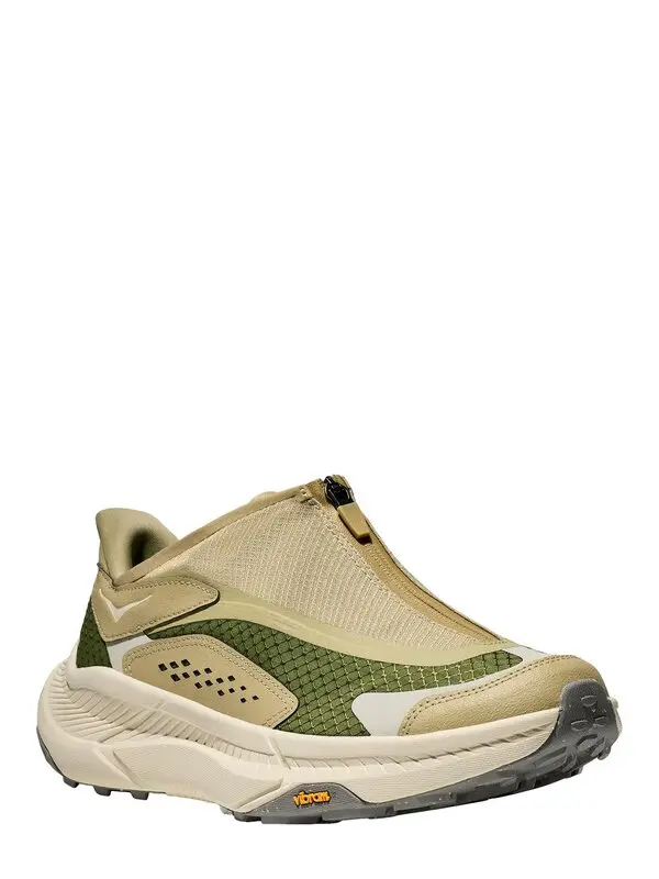 HOKA® Project Transport Zip Sneakers - Eggshell/sedge Green