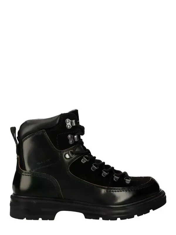 Gant Leather Lace-up Boots - Black