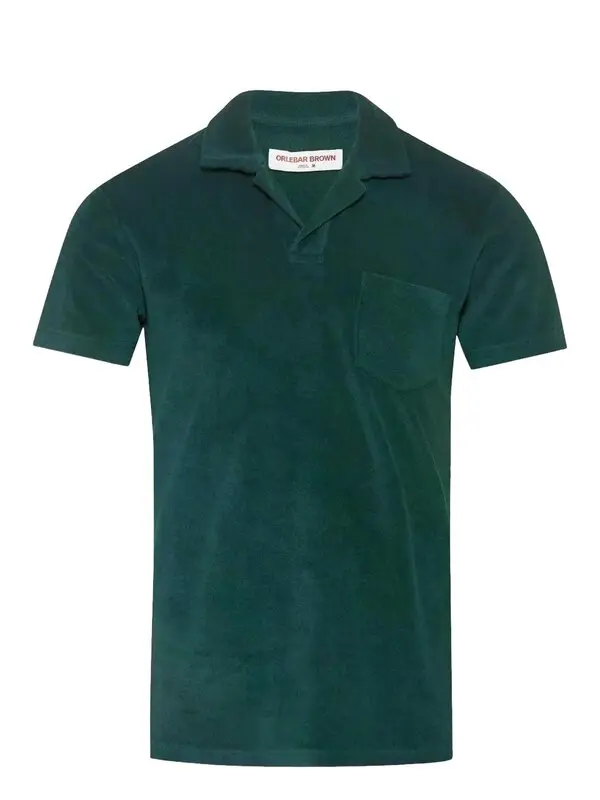 Orlebar Brown Terry Polo Shirt - Green