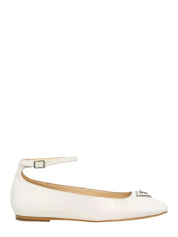 Guess Logo-plaque Ballerina Flats - Neutrals