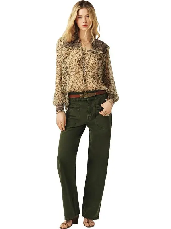 Ba&sh Fima Straight-leg Pants - Green