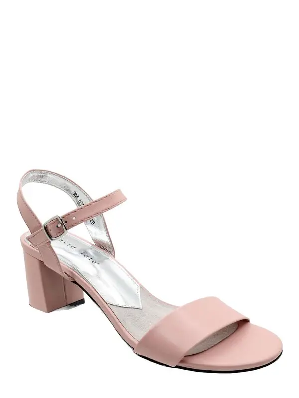 DAVID TATE Ageless Ankle Strap Sandal - Pink