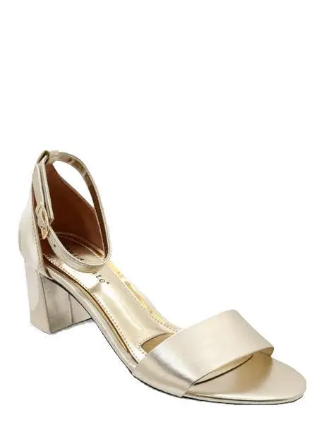 DAVID TATE Timeless Ankle Strap Sandal - Platinum