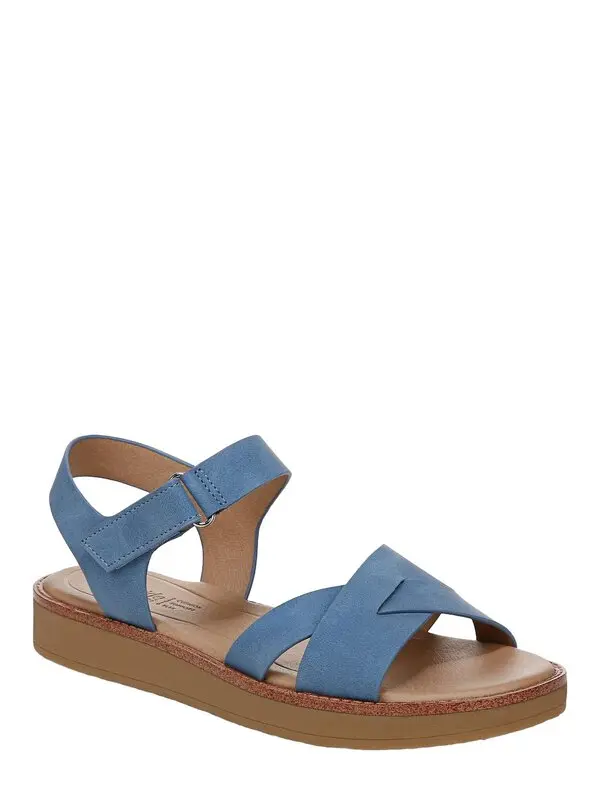 LIFESTRIDE Wren Ankle Strap Platform Sandal - Blue