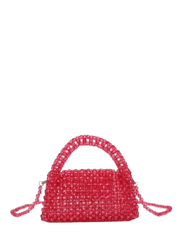 MODA LUXE Dolly Beaded Evening Bag - Fuchsia