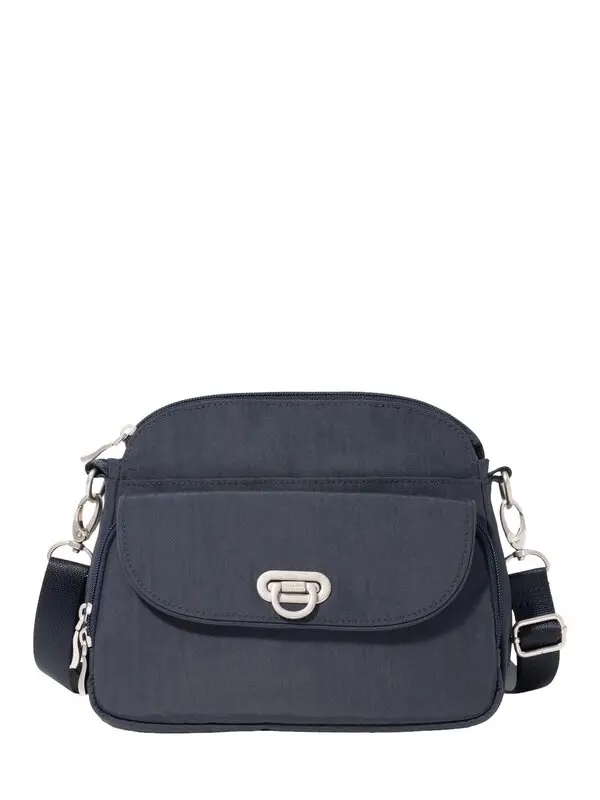 BAGGALLINI Coastal Flip Lock Crossbody Bag - French Navy