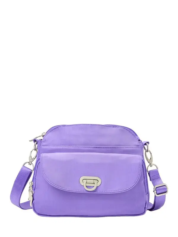 BAGGALLINI Coastal Flip Lock Crossbody Bag - Lavender Surf