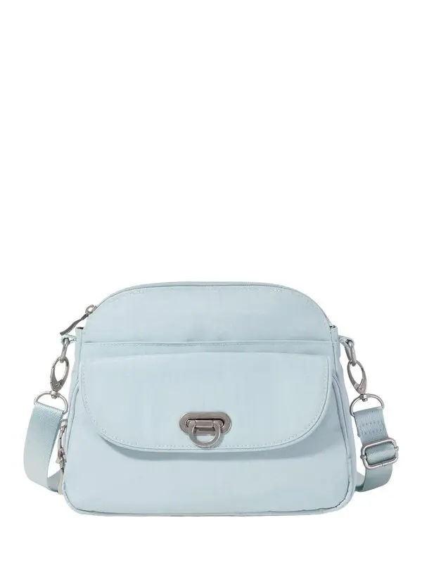 BAGGALLINI Coastal Flip Lock Crossbody Bag - Pool