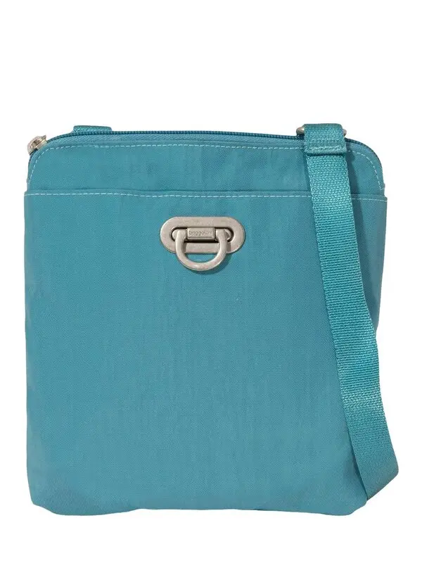 BAGGALLINI Coastal Flip Lock Mini Crossbody - Seaside Blue
