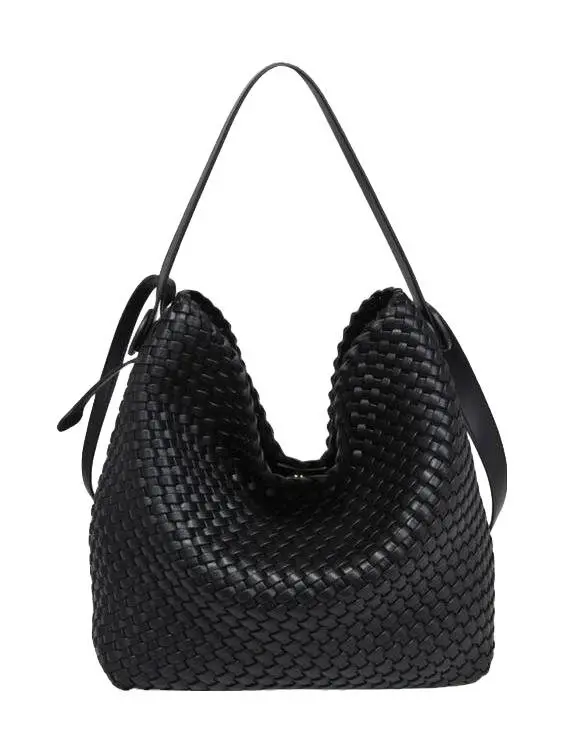 MODA LUXE Edith Hobo Bag - Black
