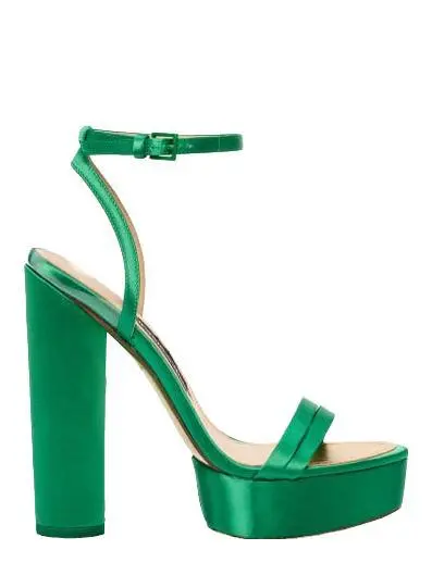 JESSICA RICH Platform High Heel Sandal - Green