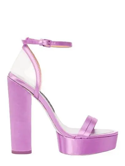 JESSICA RICH Platform High Heel Sandal - Lavender