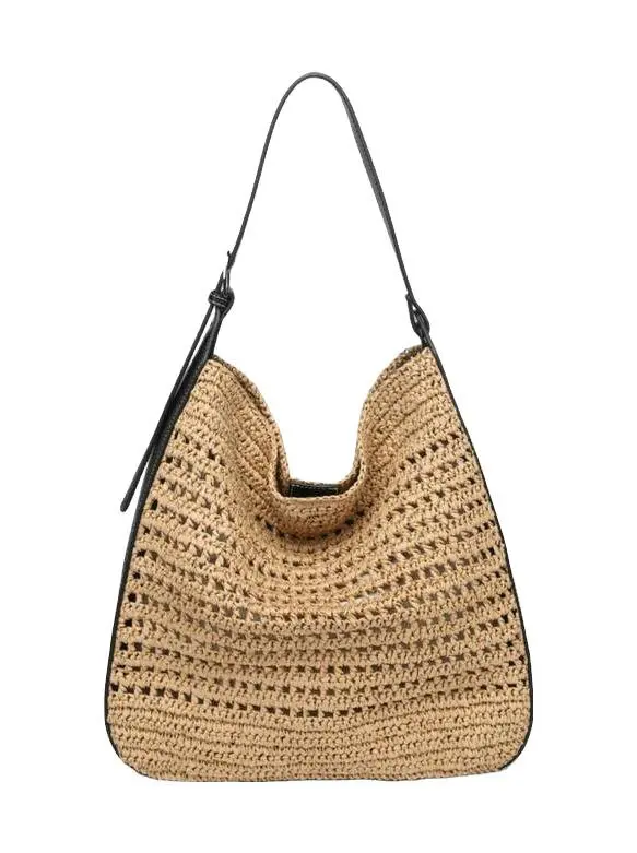 MODA LUXE Savannah Hobo - Black Natural