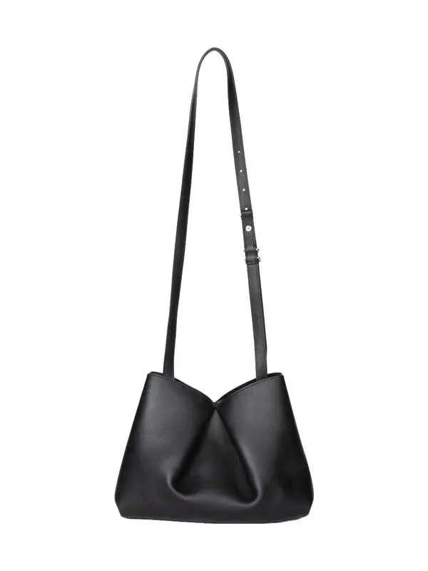 Rag & Bone Medium Bloom Leather Crossbody Bag - Black