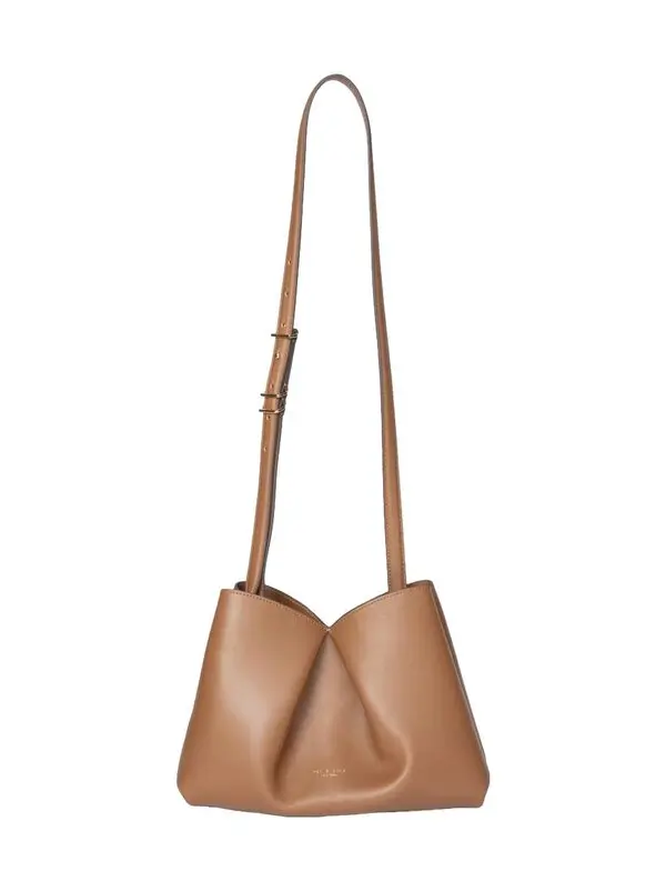 Rag & Bone Medium Bloom Leather Crossbody Bag - Cognac