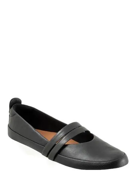 Softwalk Devon Mary Jane Flat - Black