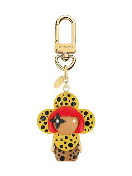 LOUIS VUITTON X Yayoi Kusama Vivienne Key Ring - Yellow/black