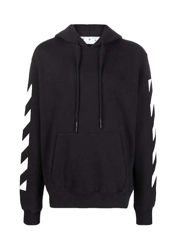 Off-White Diag Arrow Slim Hoodie - Black