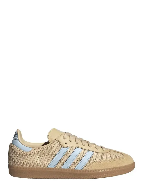 Adidas Samba Og Sneakers - Core Black/sand Strata/sky Blue Tint