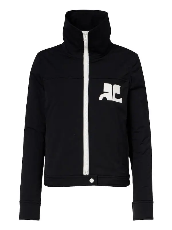 COURREGES Logo Jacket - Black