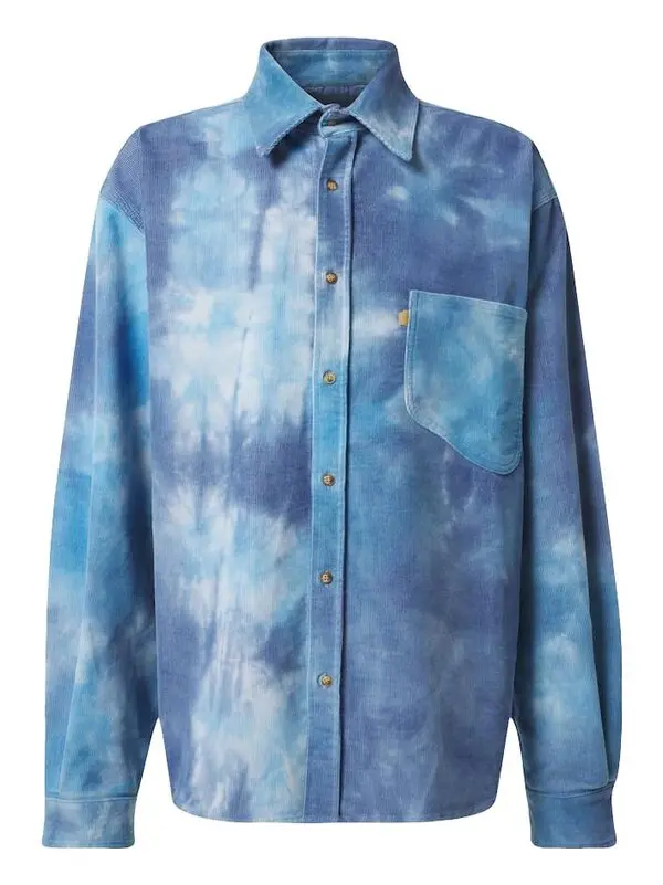 ERL Cotton Corduroy Shirt - Blue