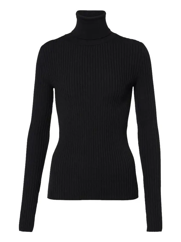 Dolce & Gabbana Wool-blend Turtleneck Sweater - Black