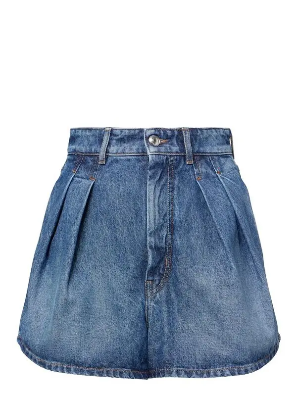 Sportmax Ghibra Denim Shorts - Blue