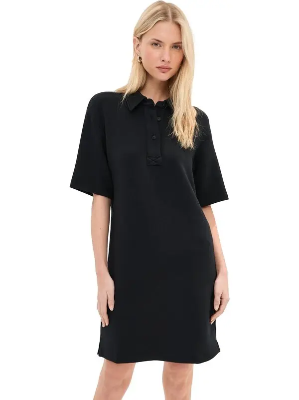 LE BOP Solene Polo Dress - Black