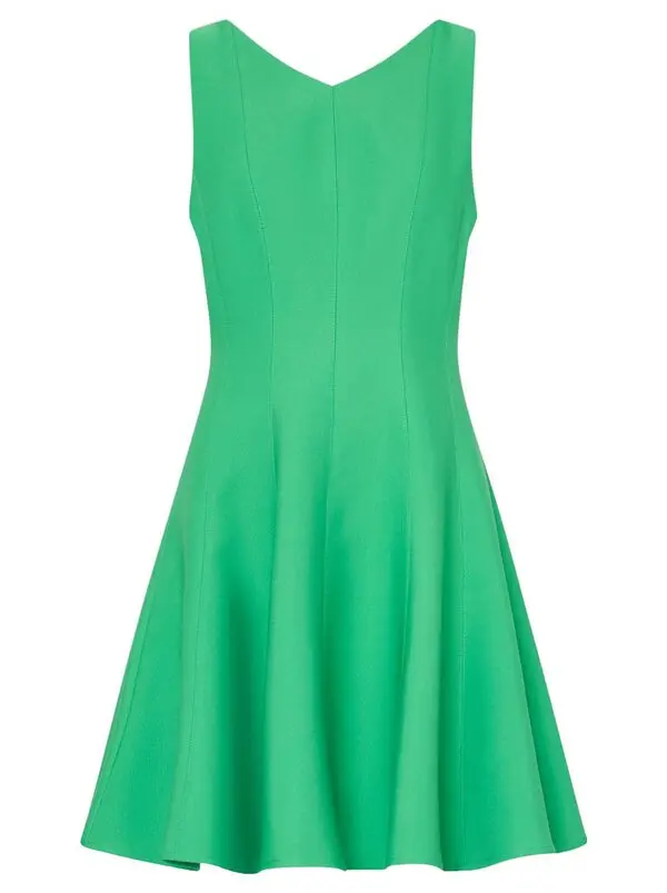 MILLY Sleeveless Fit And Flare Mini Dress - Green