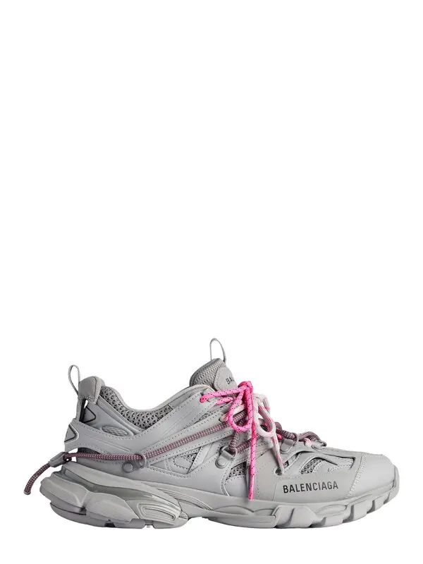 Balenciaga Track Trail Laces Sneakers - Grey & Silver