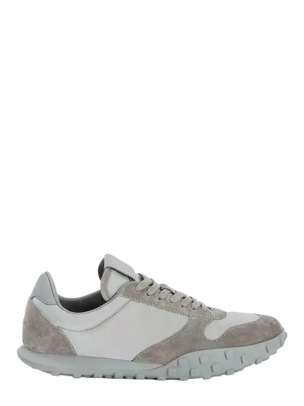 JIL SANDER Suede Panelled Sneakers - Grey