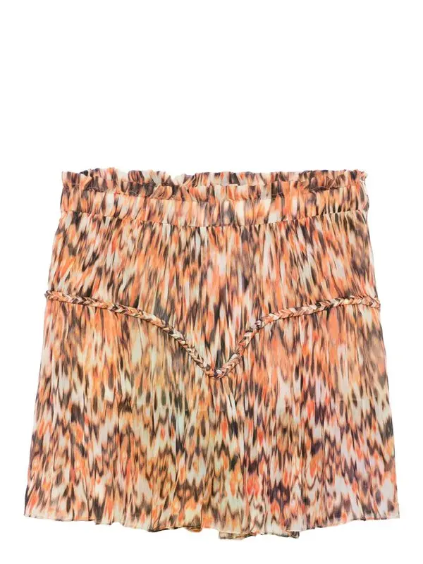 Isabel Marant Roumi Mini Skirt - Orange