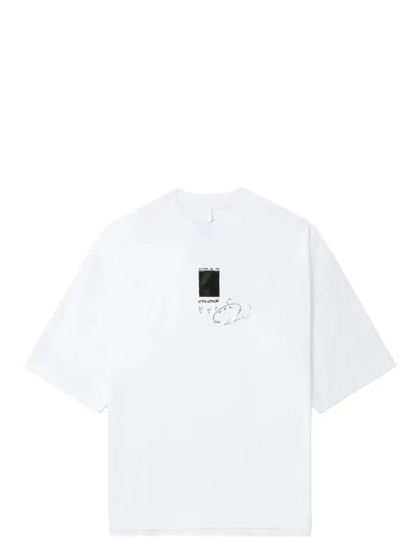 DOUBLET Logo-print T-shirt - White